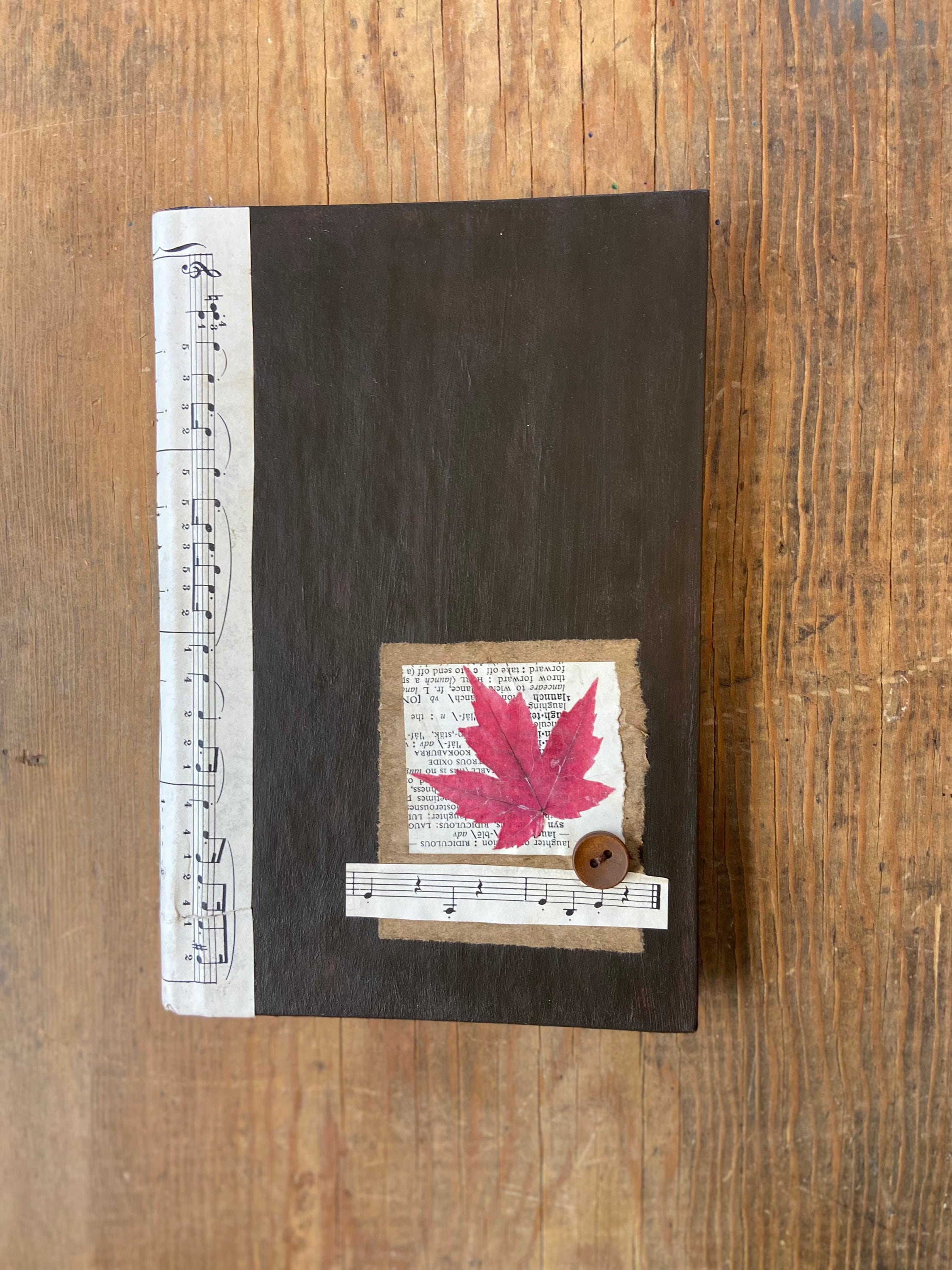 Handmade Junk Journal, Upcycled Nature Art Journal - Etsy