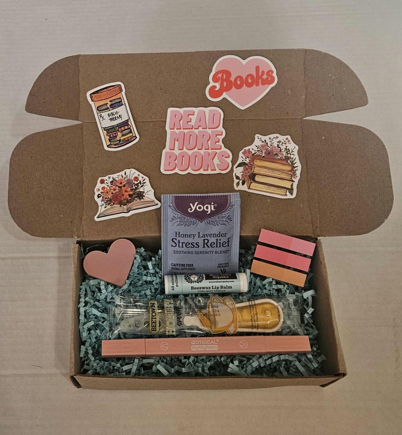 Book Lovers Gift Box, Tea and Book Accessories - Etsy