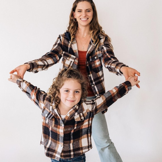 Mother Son Matching Plaid Shirts Matching Family Outfits Mother