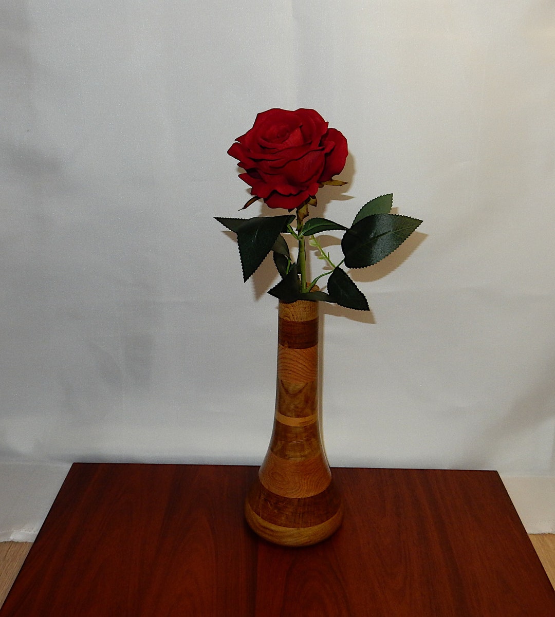 Oak Vase, Wooden Vase, Natural Vase, Wooden Vessel, Eco Friendly Vase ...