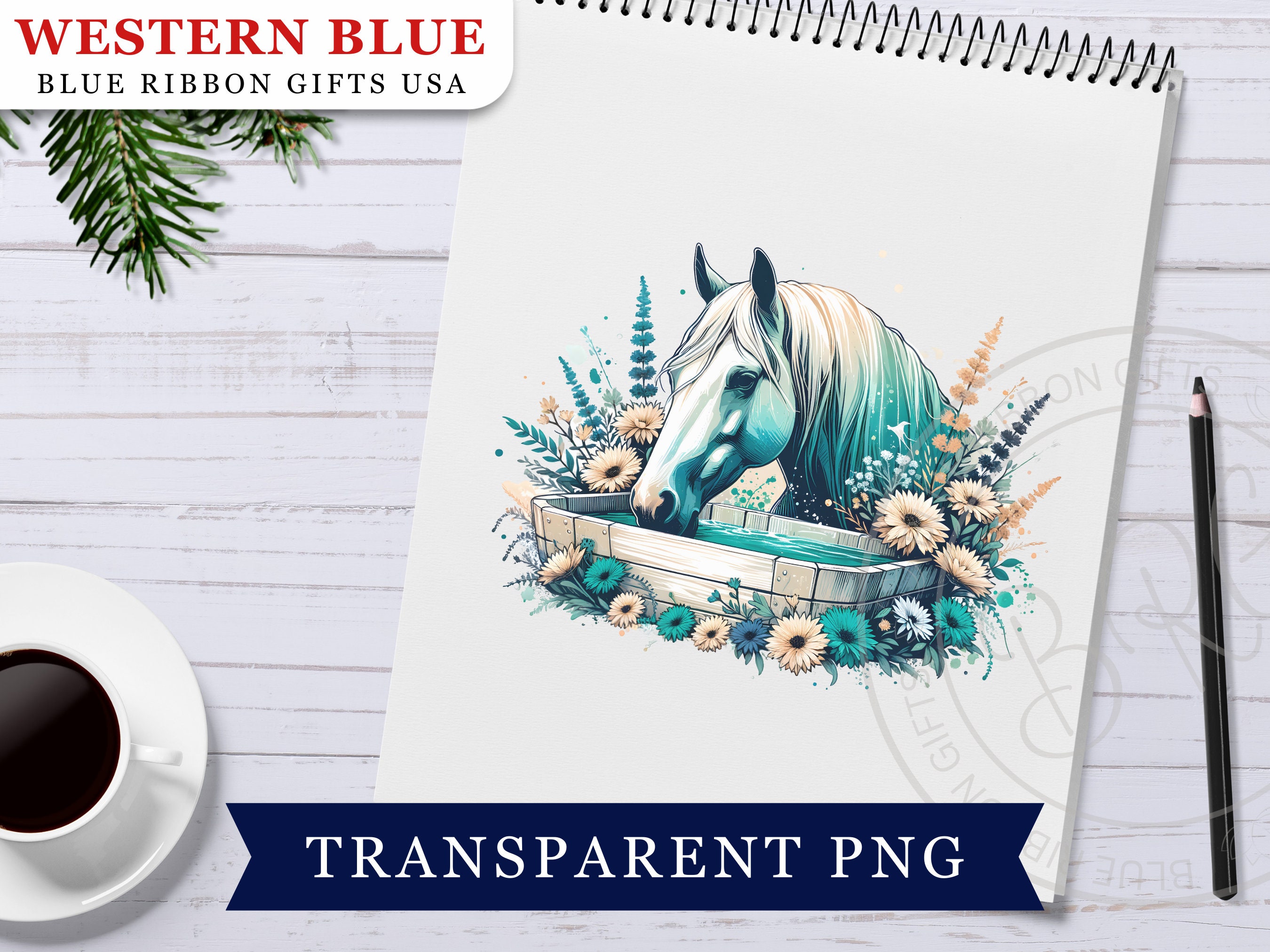 Country Western Horse PNG, Rodeo Sublimation Instant Digital Download ...