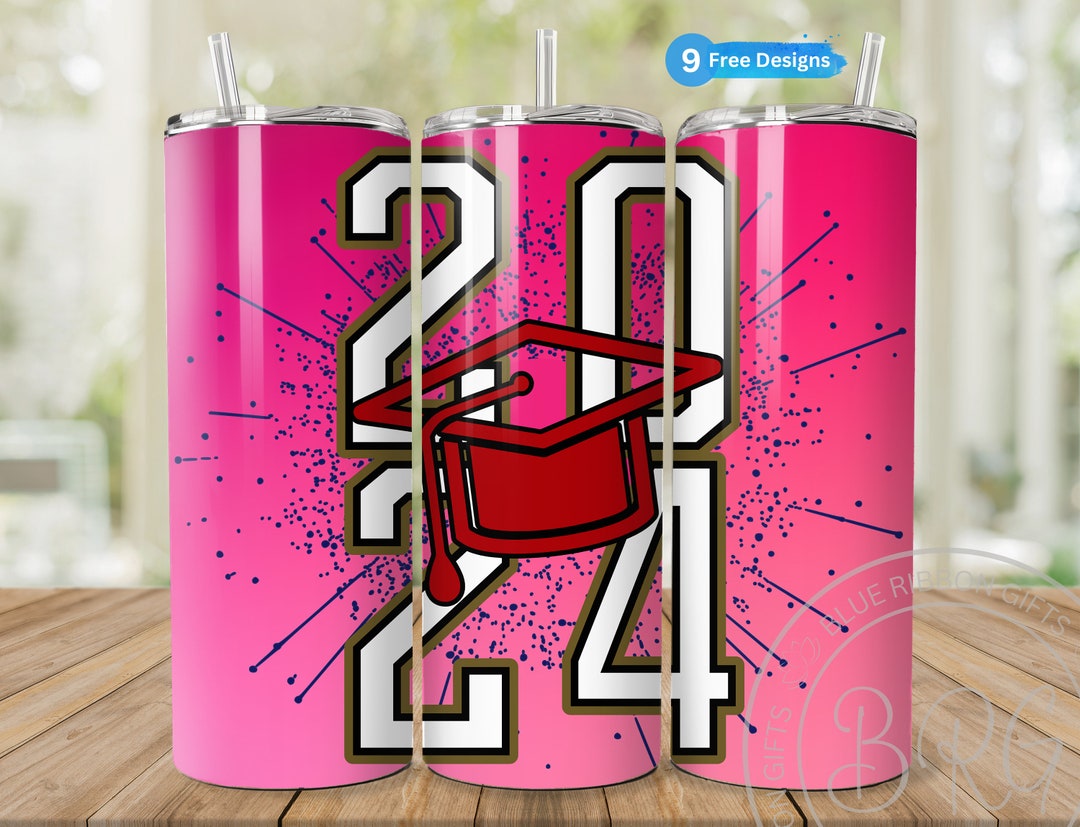 2024 Graduation Tumbler Wrap for 20 Oz Skinny, Senior Class of 2024 ...