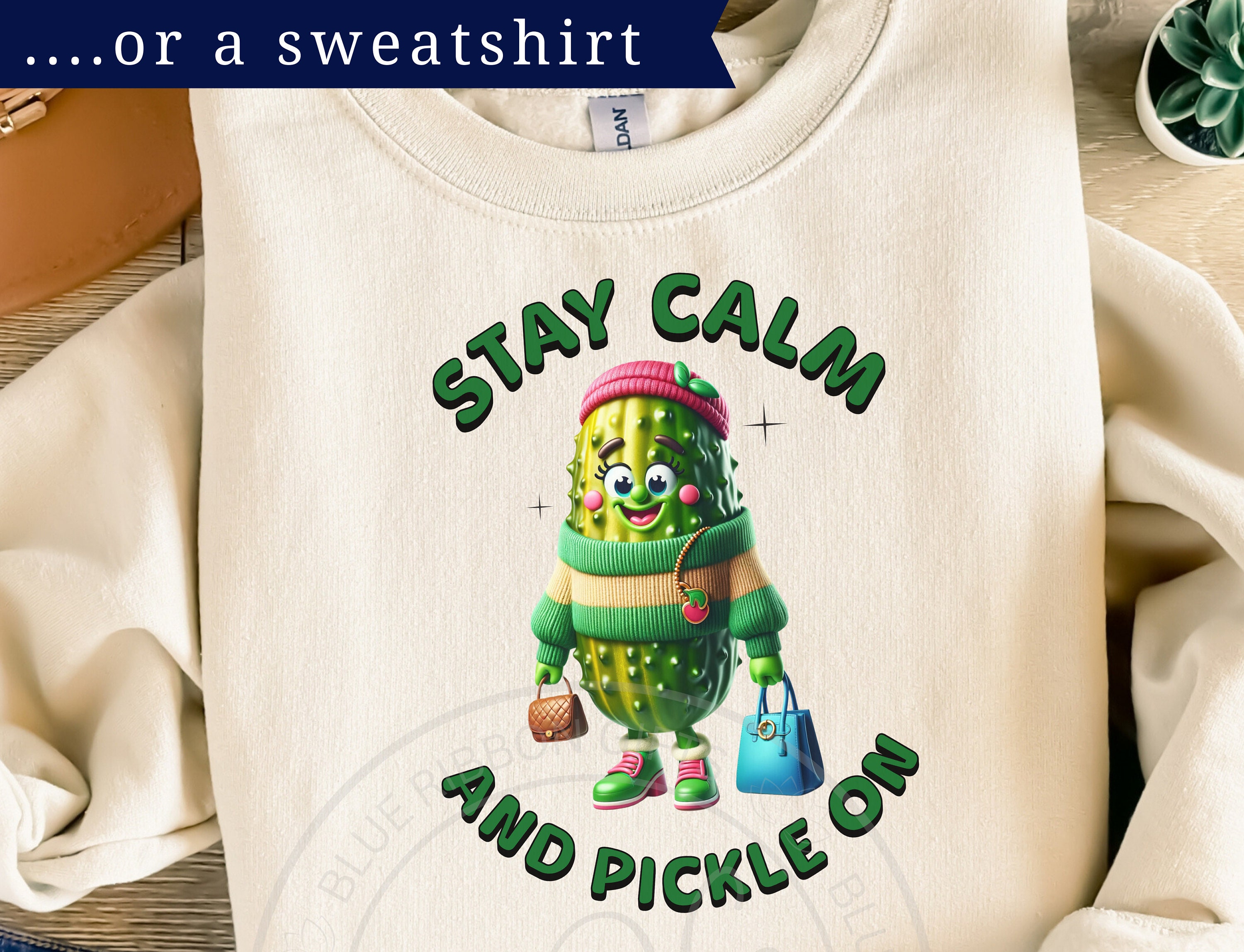 Set of 5 Pickle Pngs for Pickle Lovers, Sublimation Design for Pickle ...