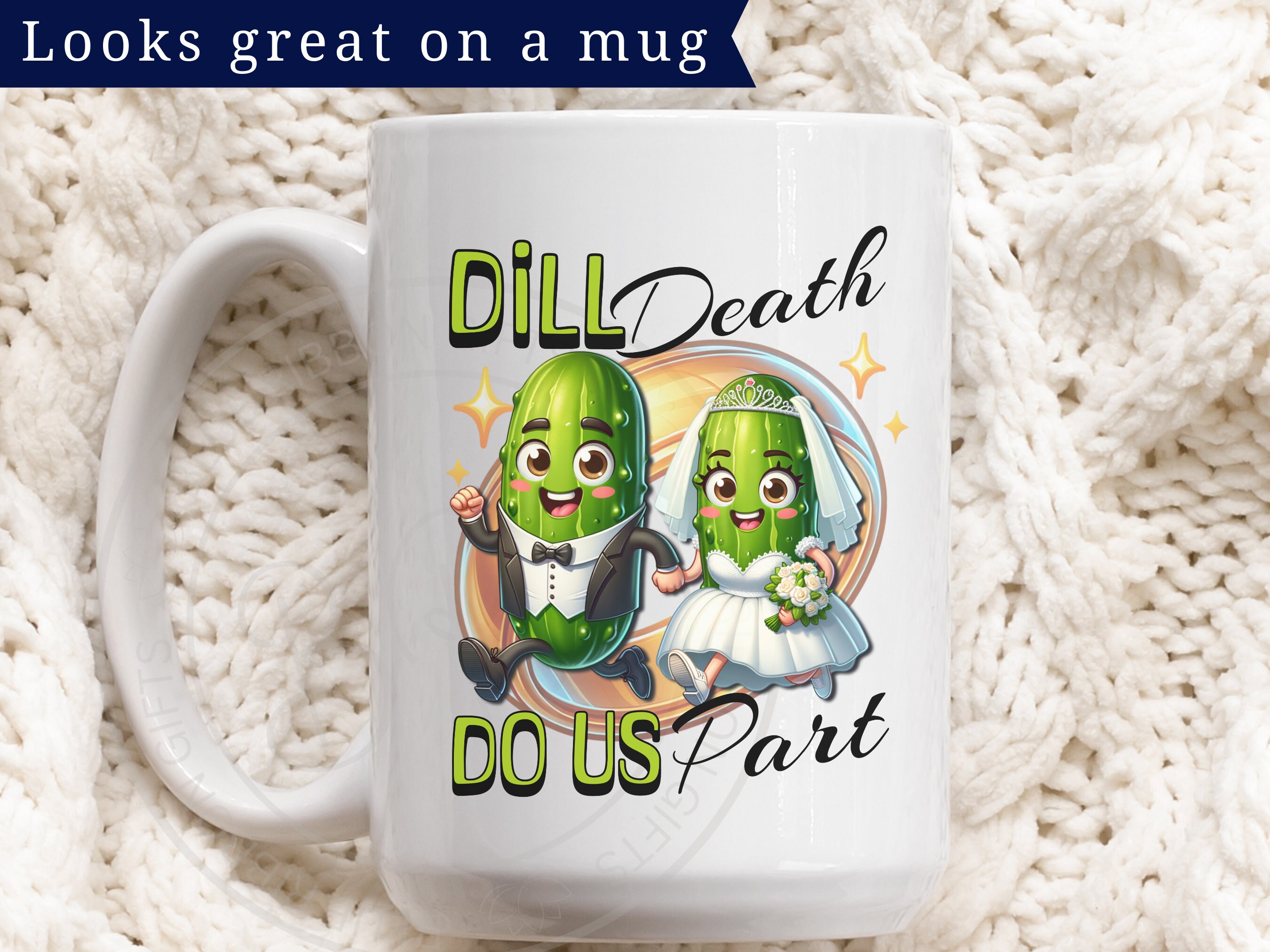 Bride and Groom PNG for Pickle Lovers, Sublimation Design for Pickle Gifts, Wedding Clipart for ...