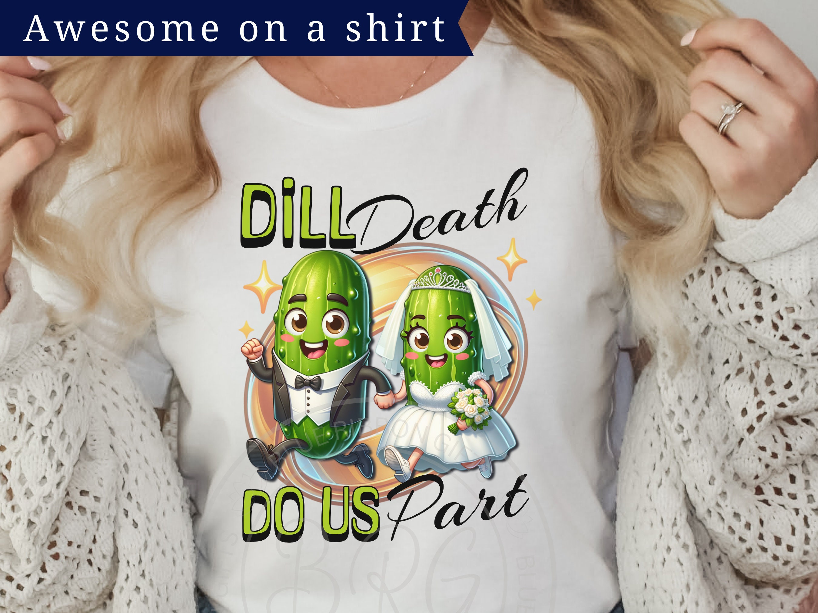 Bride and Groom PNG for Pickle Lovers, Sublimation Design for Pickle ...