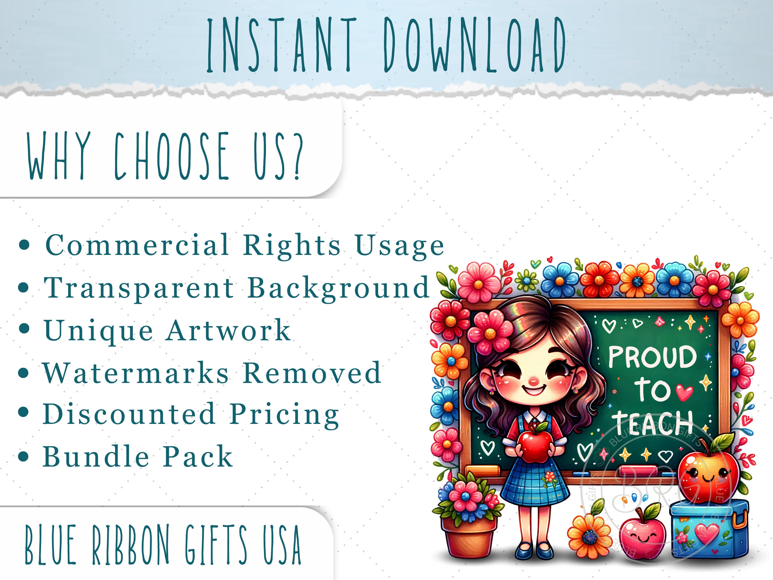 Teacher Clipart Bundle, Back to School PNG, Read More Books, Teacher ...