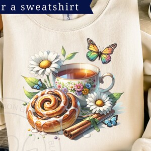 Teacup Clipart Bundle, Cute Breakfast Tea Cup PNG Designs, Watercolor ...