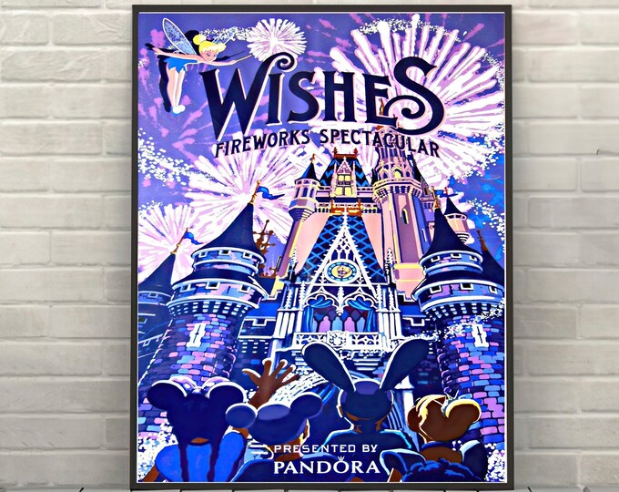 Magic Kingdom Main Street Poster Disney Attraction Poster - Etsy