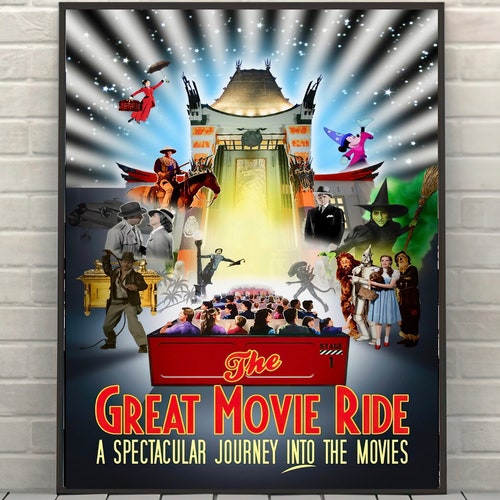 Disney World Great Movie Ride Blueprint Hollywood - Etsy