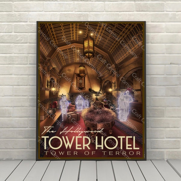 Tower of Terror Attraction Poster - Etsy