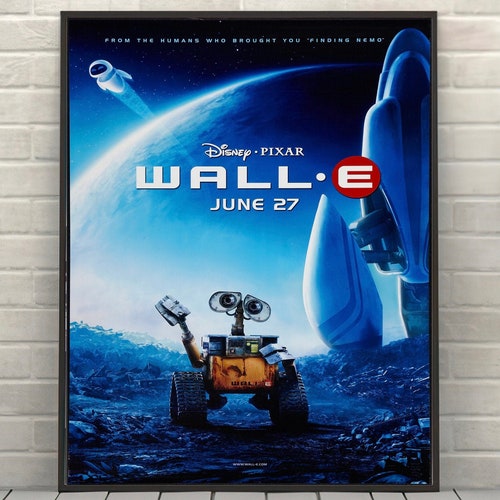 Wall-e Poster Vintage Disney Movie Poster Classic Walt Disney - Etsy