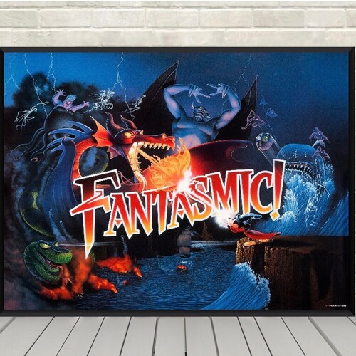 Fantasmic Poster Hollywood Studios Firework Show Poster Disney - Etsy