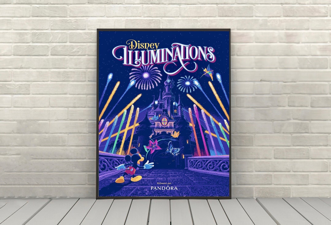 Illuminations Poster Magic Kingdom Firework Show Poster Euro Disney ...