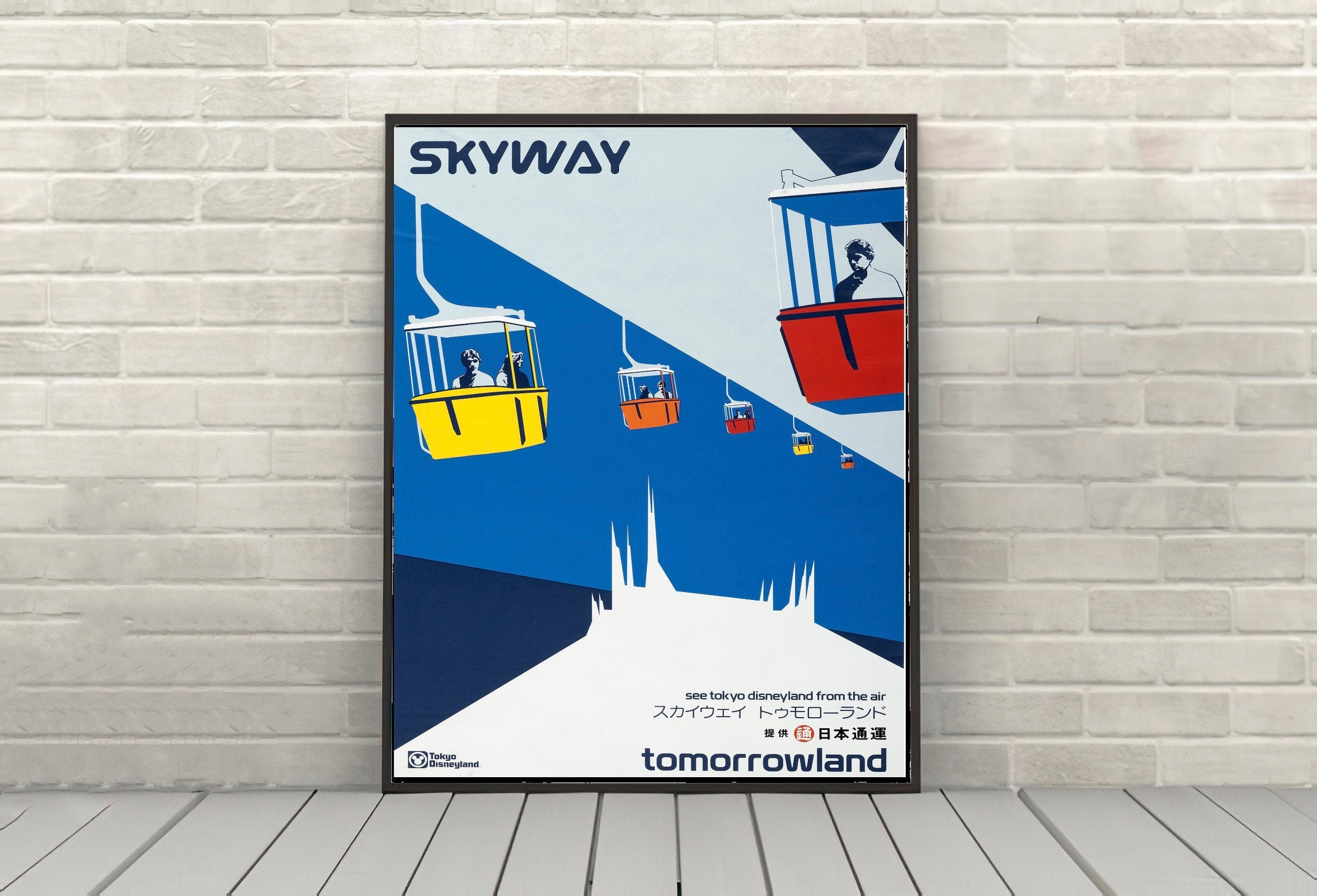Disney Skyway Poster Disney Attraction Poster Disney Skyliner ...