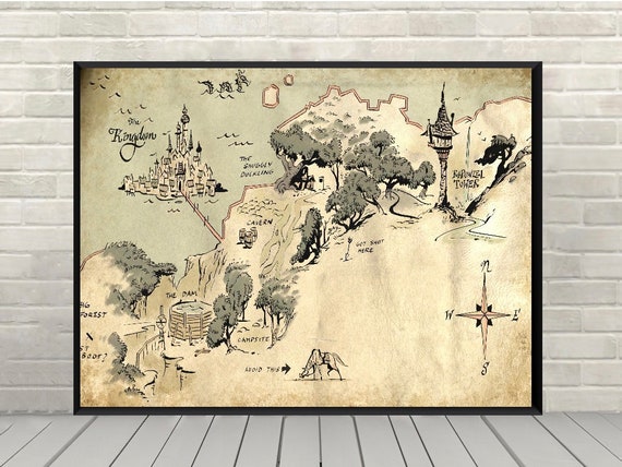 Movie Map Poster