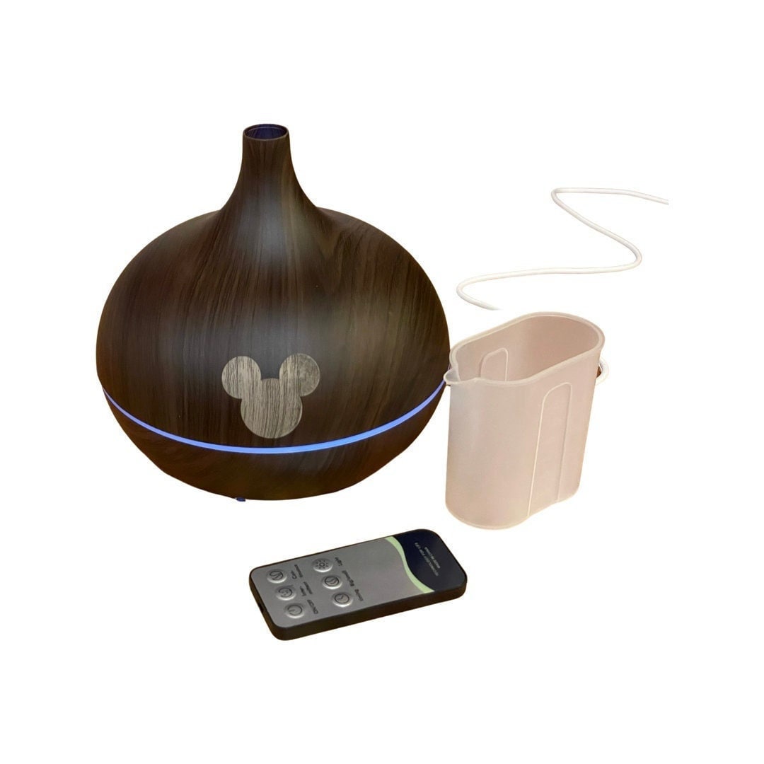 Room Diffuser Dark Wood Engraved With Mickey Mouse Disney Essential ...