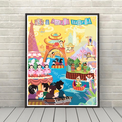 Disney Soarin Around the World Poster Epcot Poster Disney - Etsy