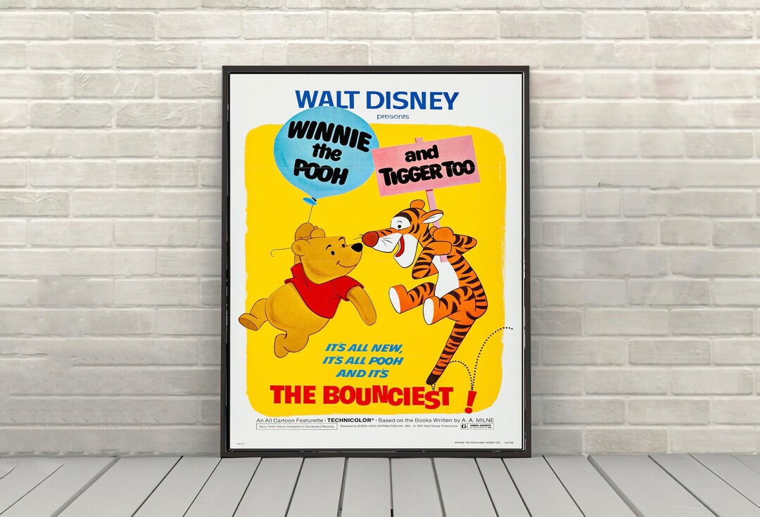 Winnie the Pooh Poster Fantasyland Disney Attraction Posters Magic ...
