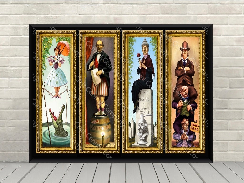 Haunted Mansion Liberty Square Poster