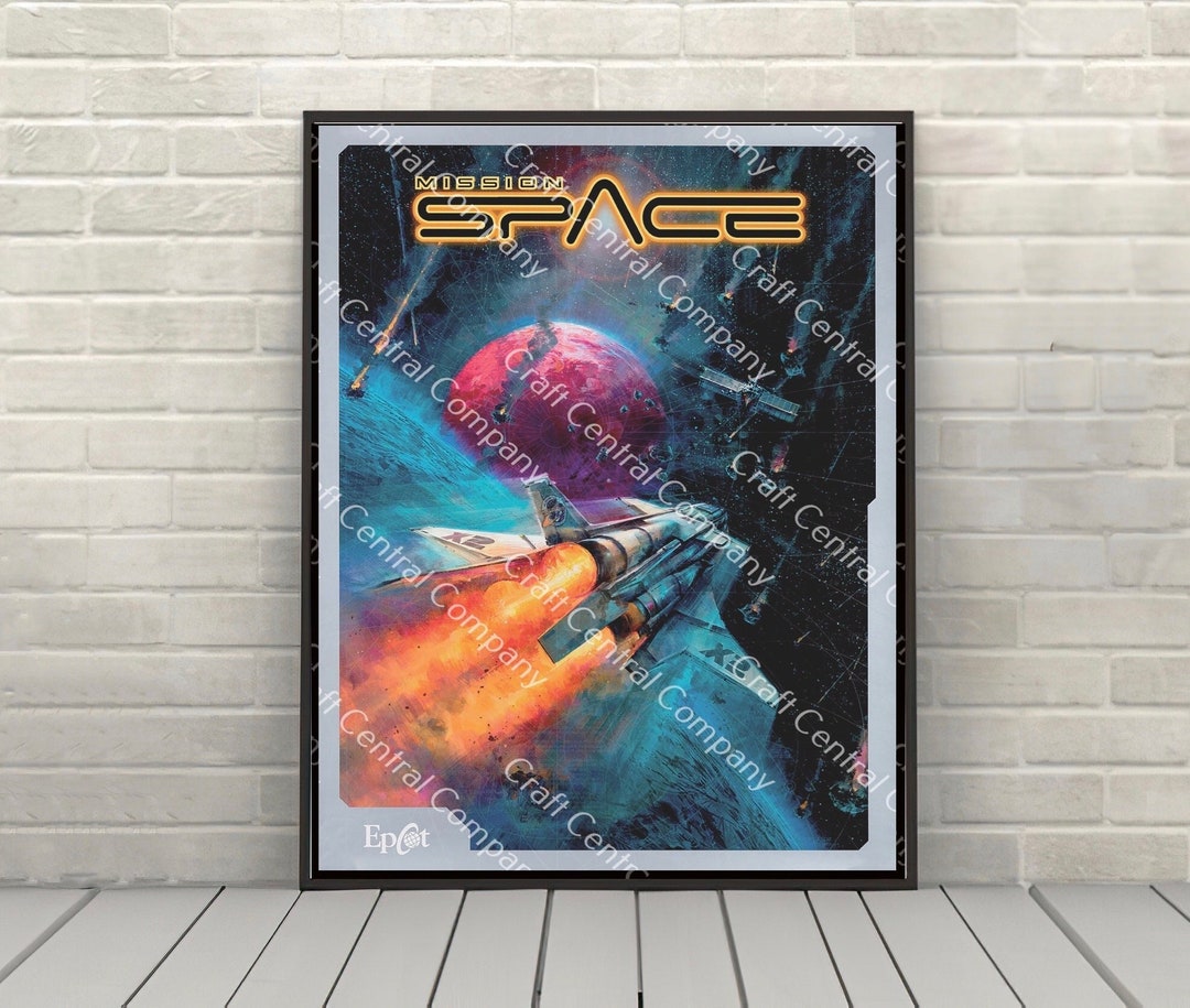 Mission Space Poster Disney Epcot Center Attraction Posters Future ...
