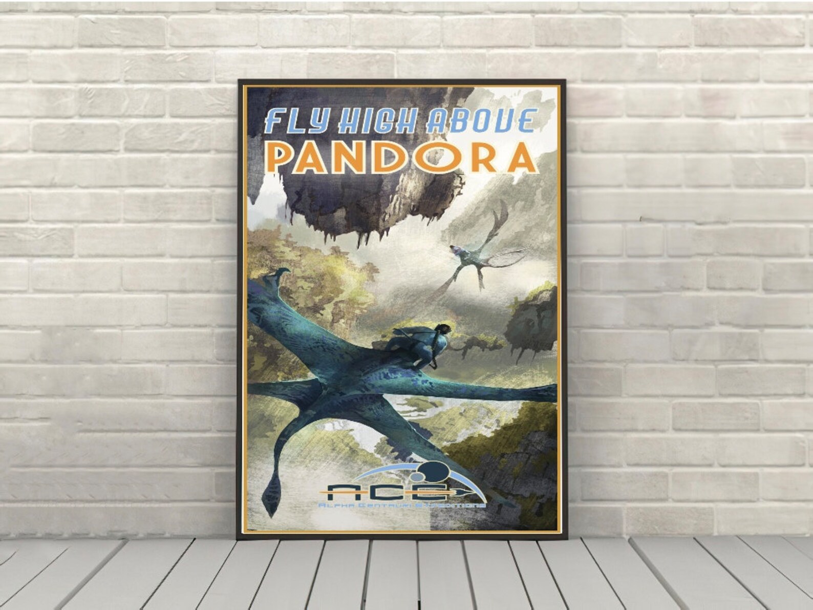 Pandora Poster Flight of Passage Poster Animal Kingdom Poster | Etsy