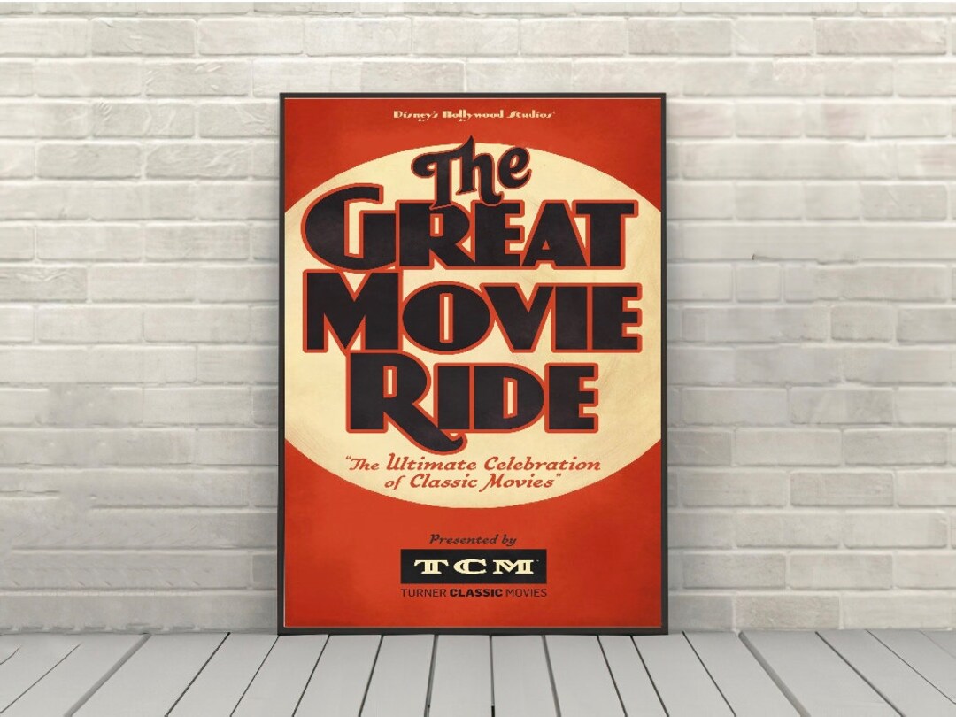 The Great Movie Ride Poster Disney Poster Disney Attraction Posters ...