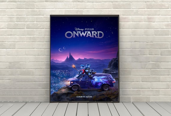 Onward Movie Poster Vintage Disney Movie Poster Classic Walt - Etsy