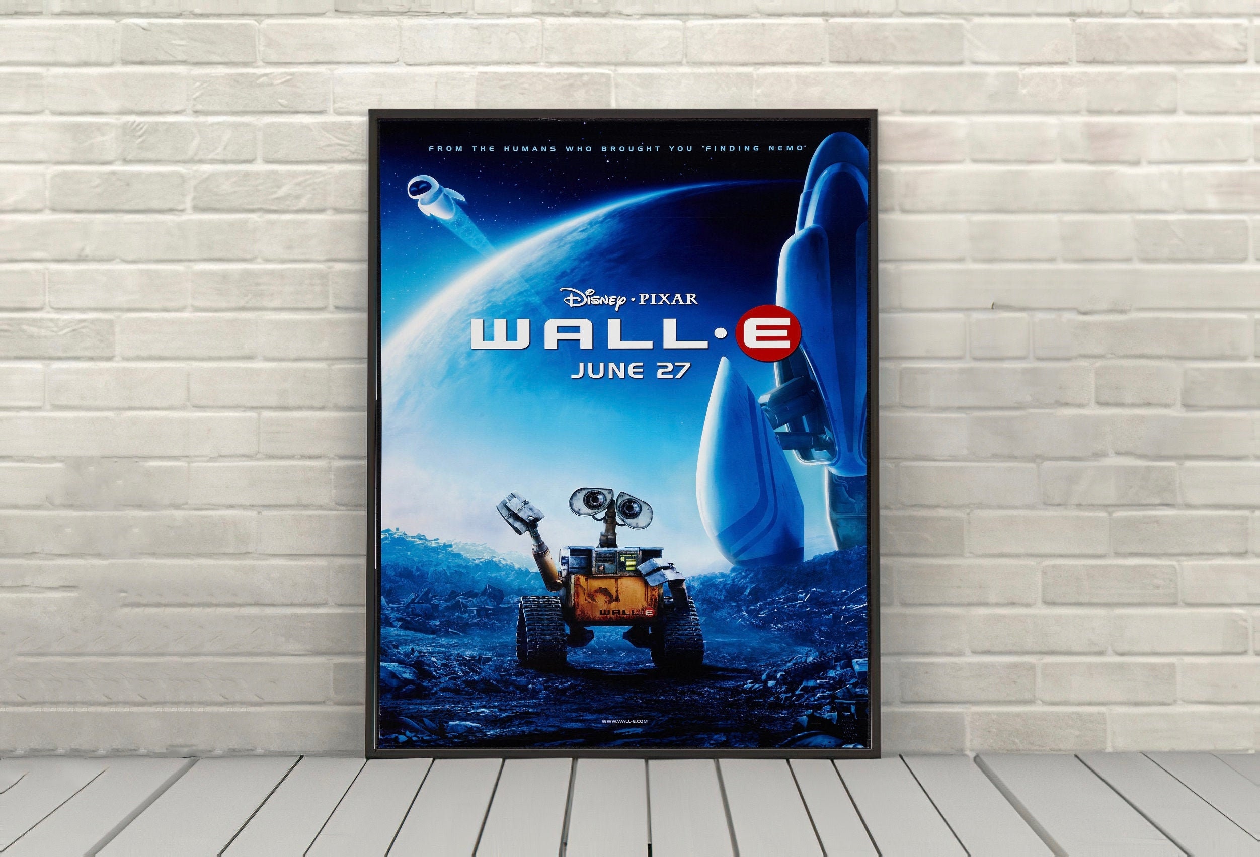 Wall-e Poster Vintage Disney Movie Poster Classic Walt Disney - Etsy ...