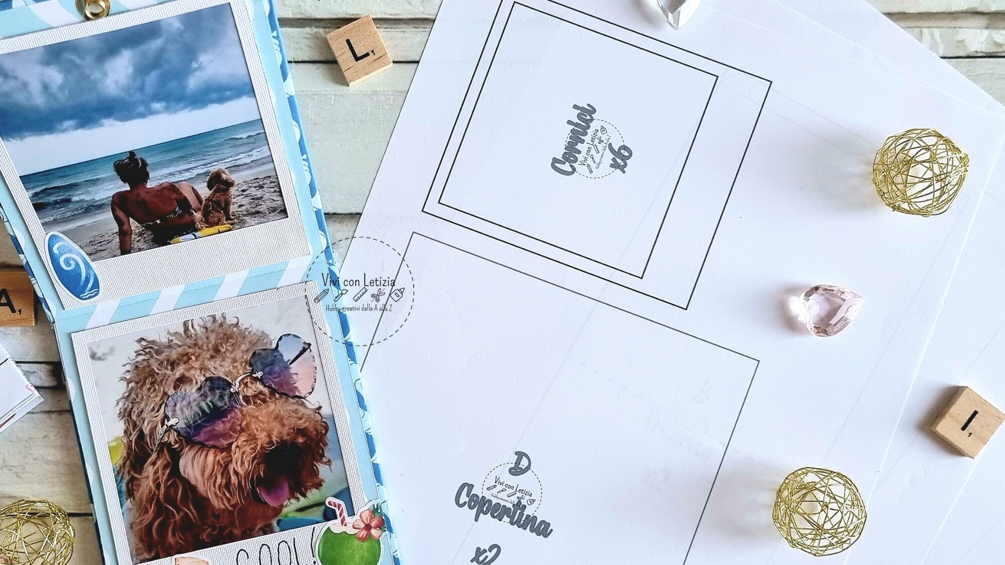 Cutting Files and Templates for Mini Album Type Polaroid - Etsy