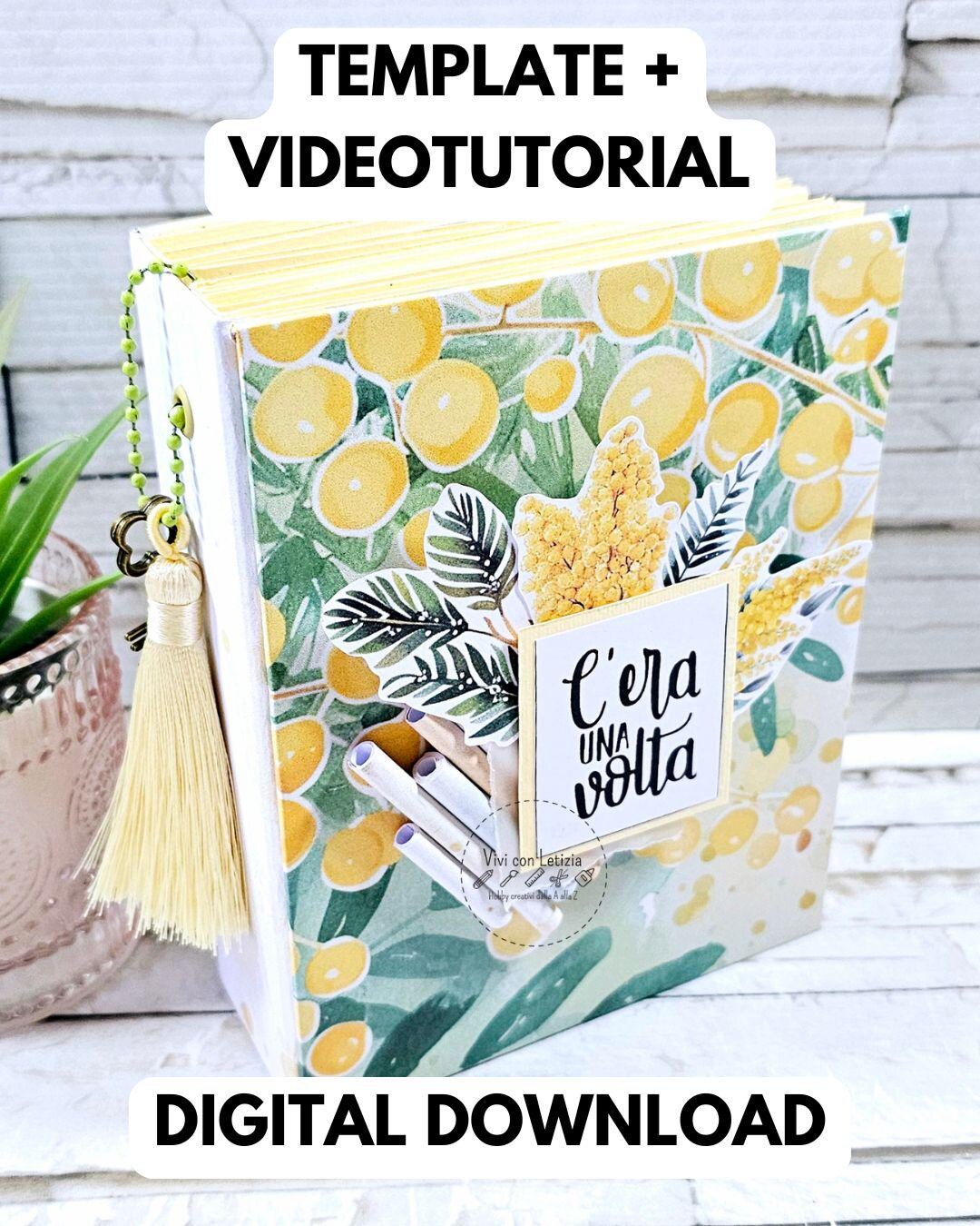 Mini Scrapbook – PDF Handout and Video Tutorial With Cutting Patterns ...