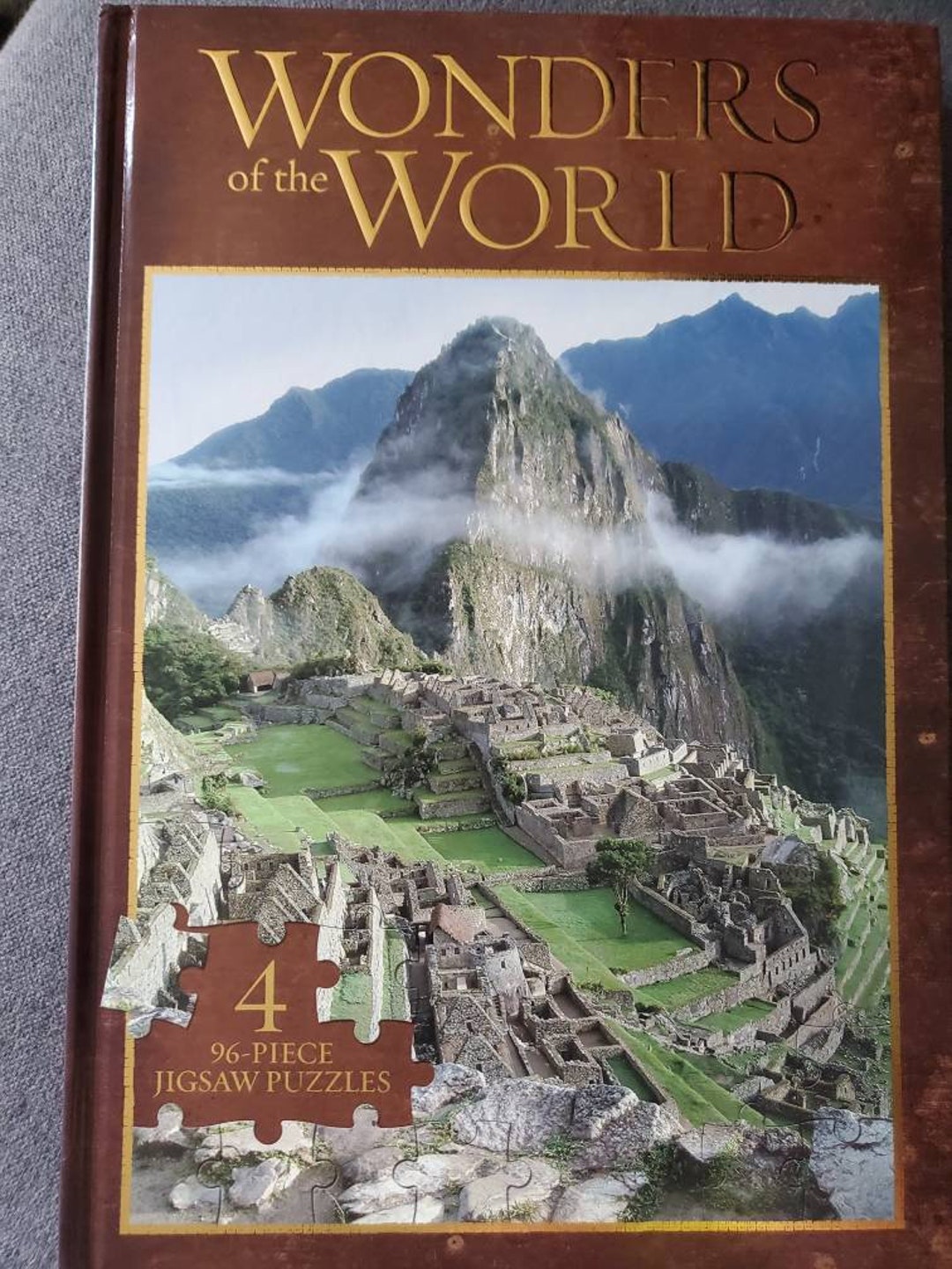 Wonders of the World. 4 96-piece Jigsaw Puzzles - Etsy