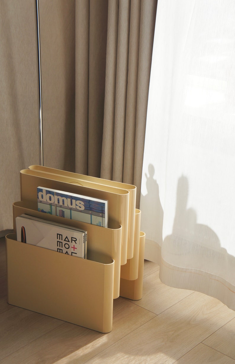 Kartell Magazine Rack by Giotto Stoppino 6 Compartments - Etsy