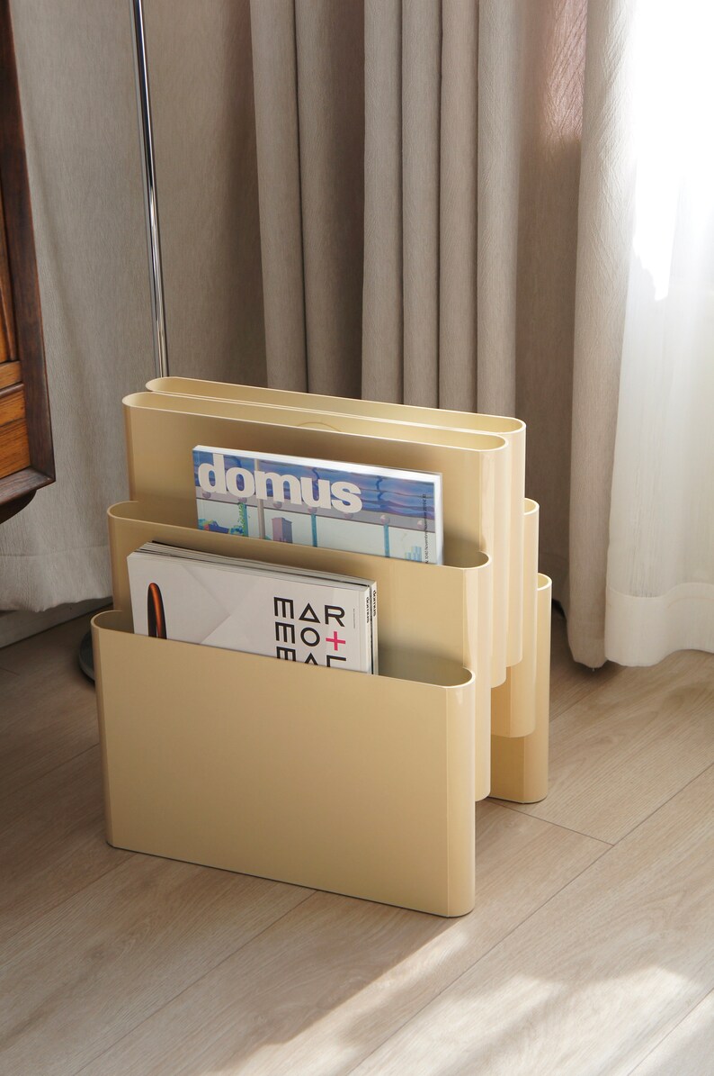 Kartell Magazine Rack by Giotto Stoppino 6 Compartments - Etsy