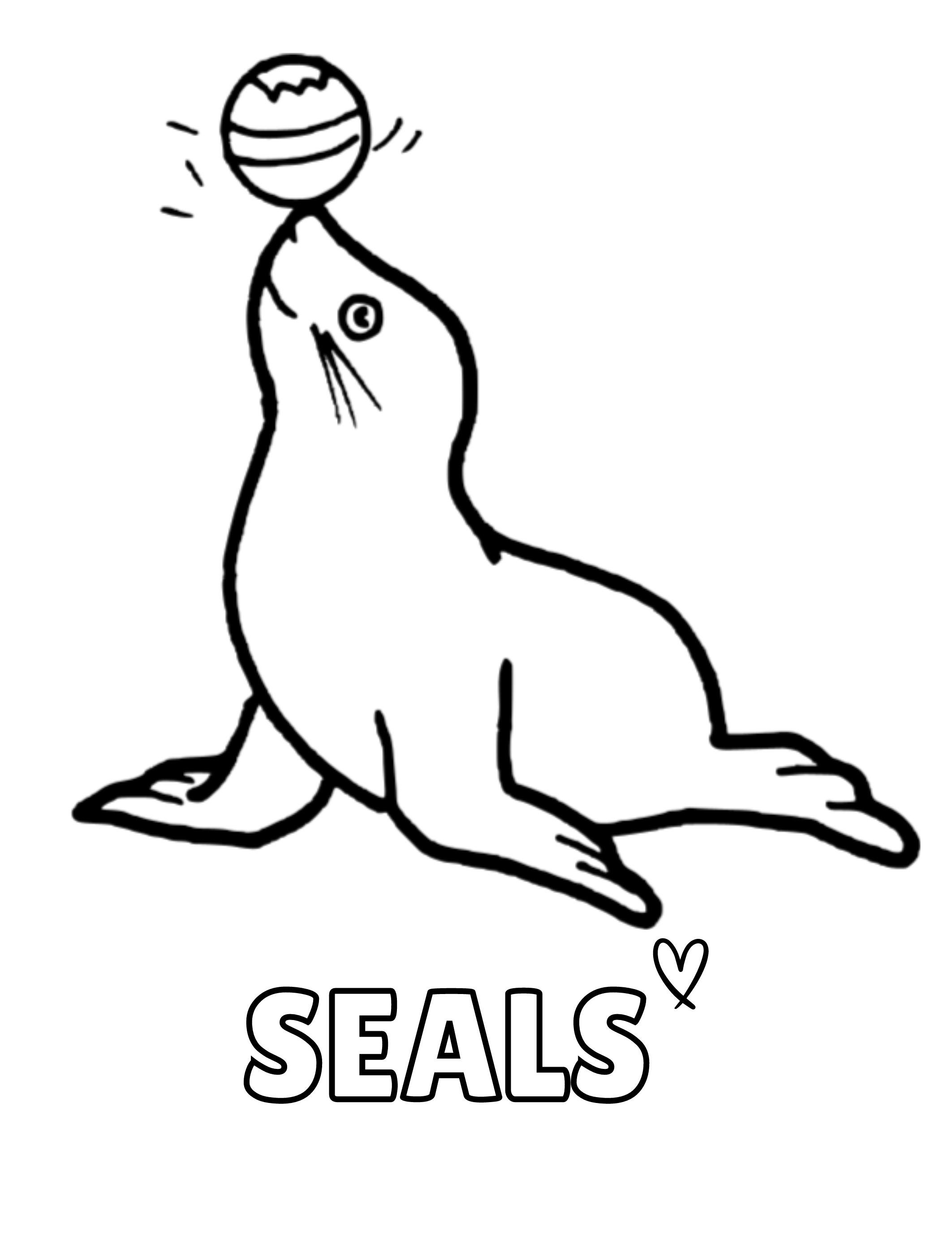 13 Fun Ocean Creatures Coloring Pages for Kids, Printable Page, Cute ...