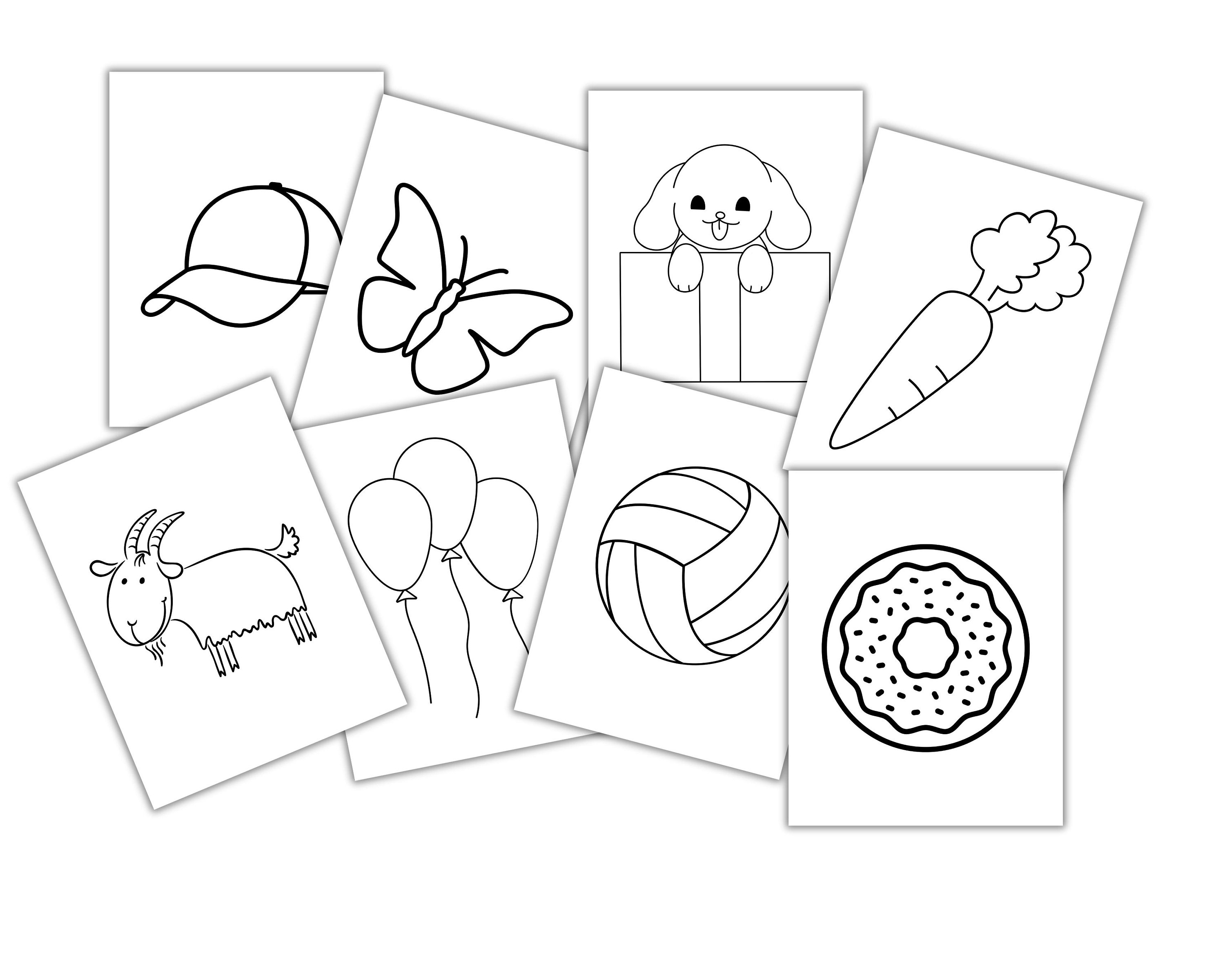 30 Printable Coloring Pages Perfect for Preschoolers, Toddlers,fun ...