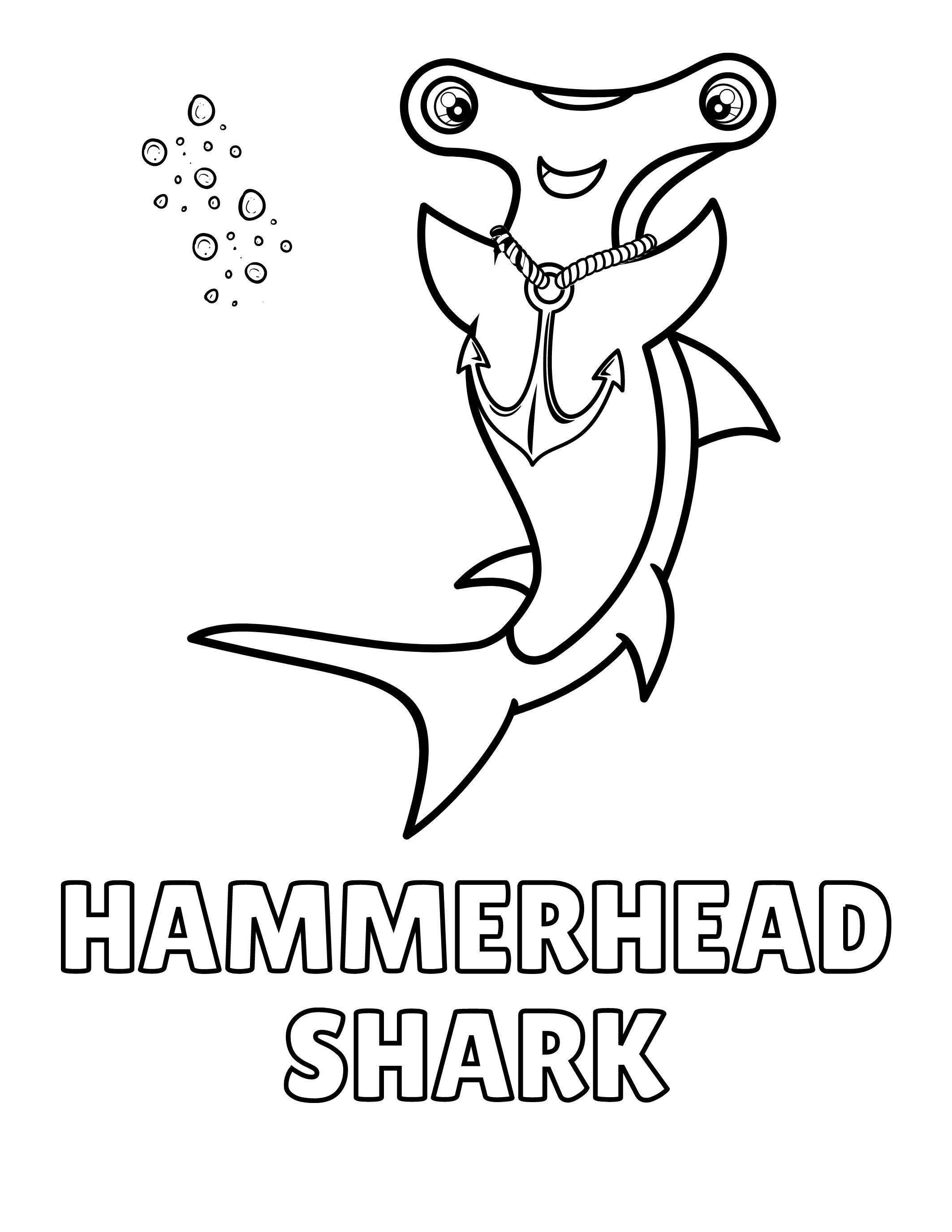 13 Fun Ocean Creatures Coloring Pages for Kids, Printable Page, Cute ...