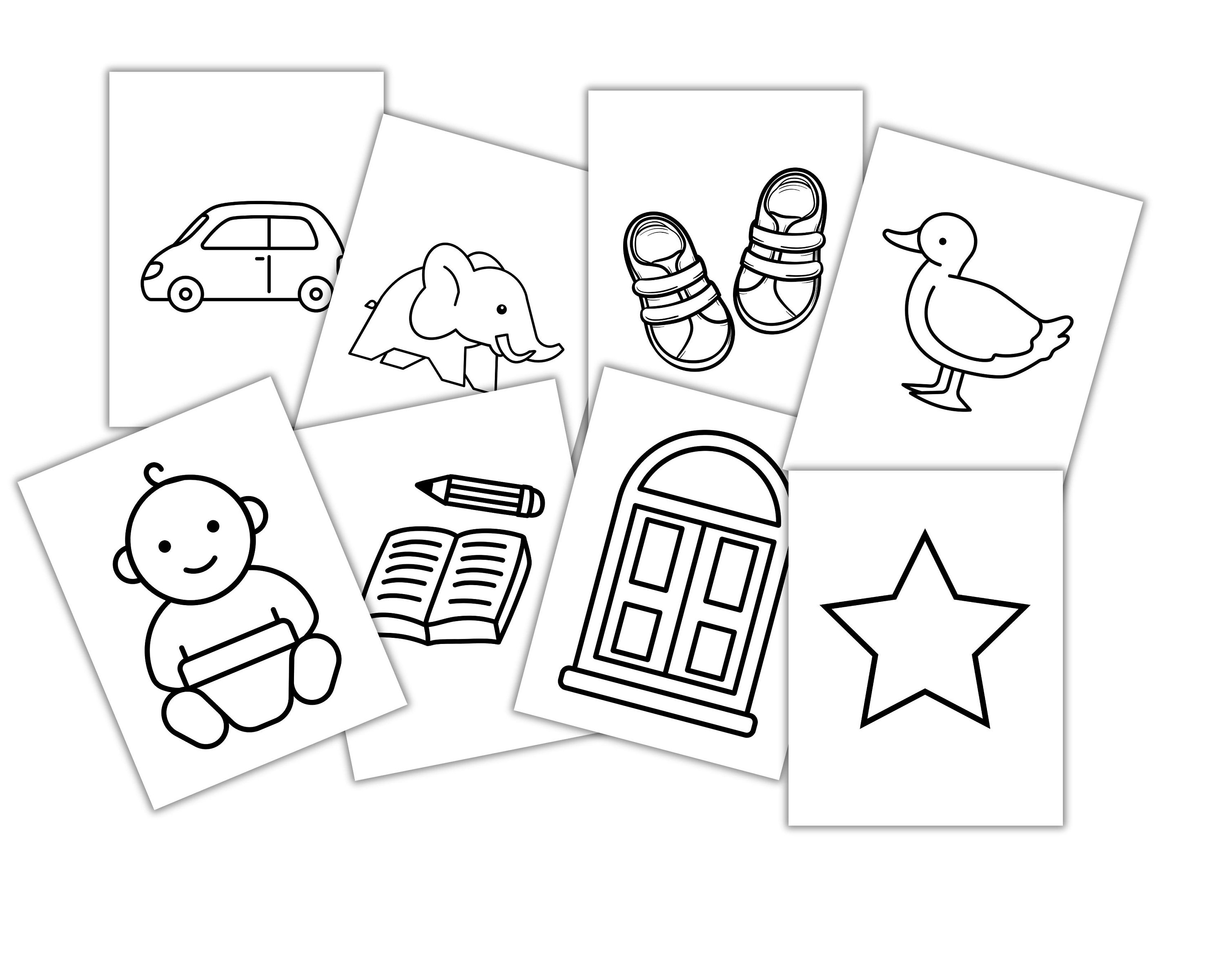 30 Printable Coloring Pages Perfect for Preschoolers, Toddlers,fun ...