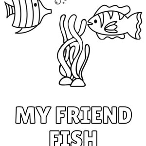 13 Fun Ocean Creatures Coloring Pages for Kids, Printable Page, Cute ...