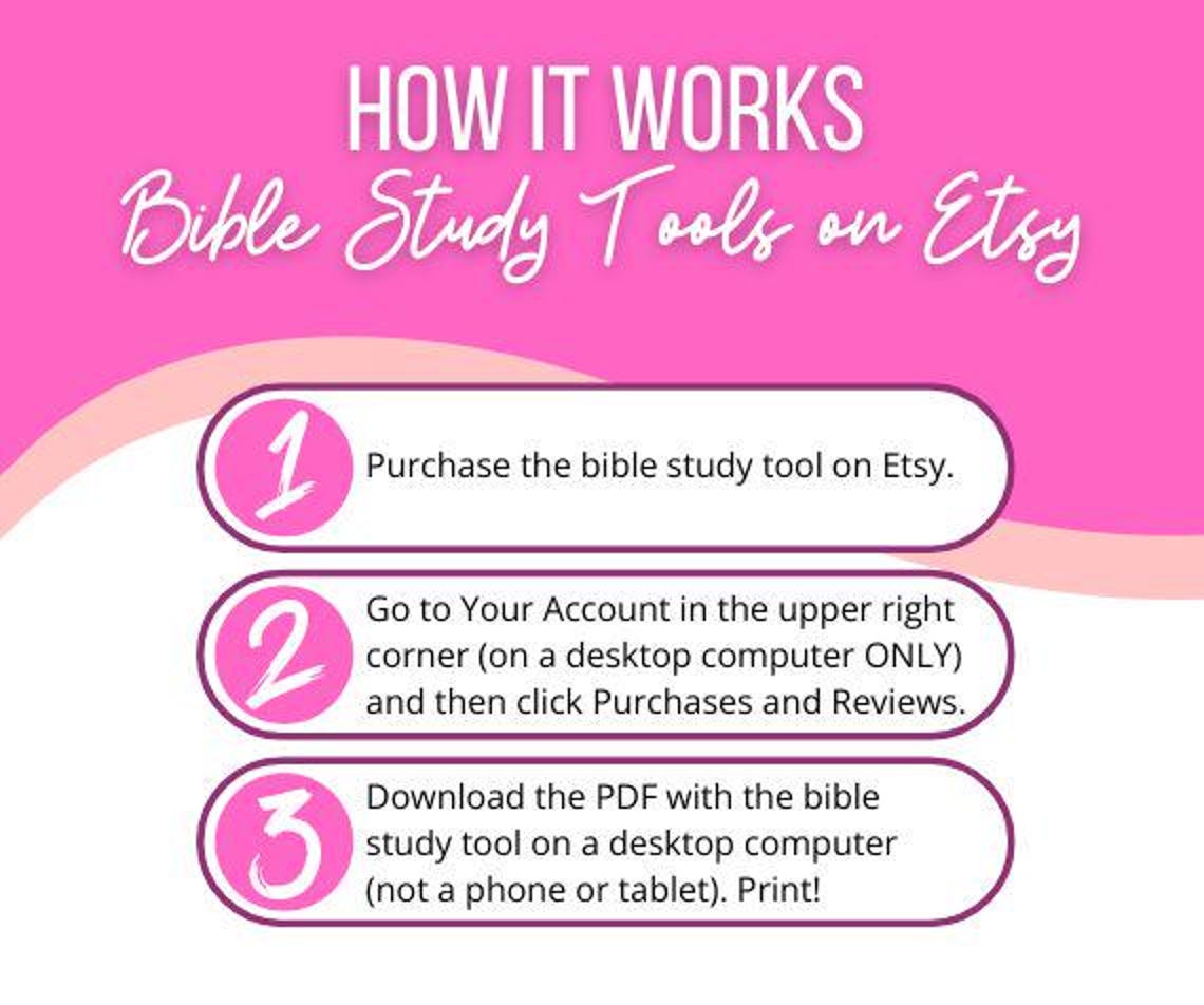 My Inductive Bible Study Digital Download - Etsy