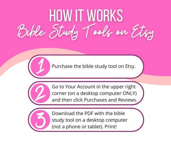 My Inductive Bible Study Digital Download - Etsy
