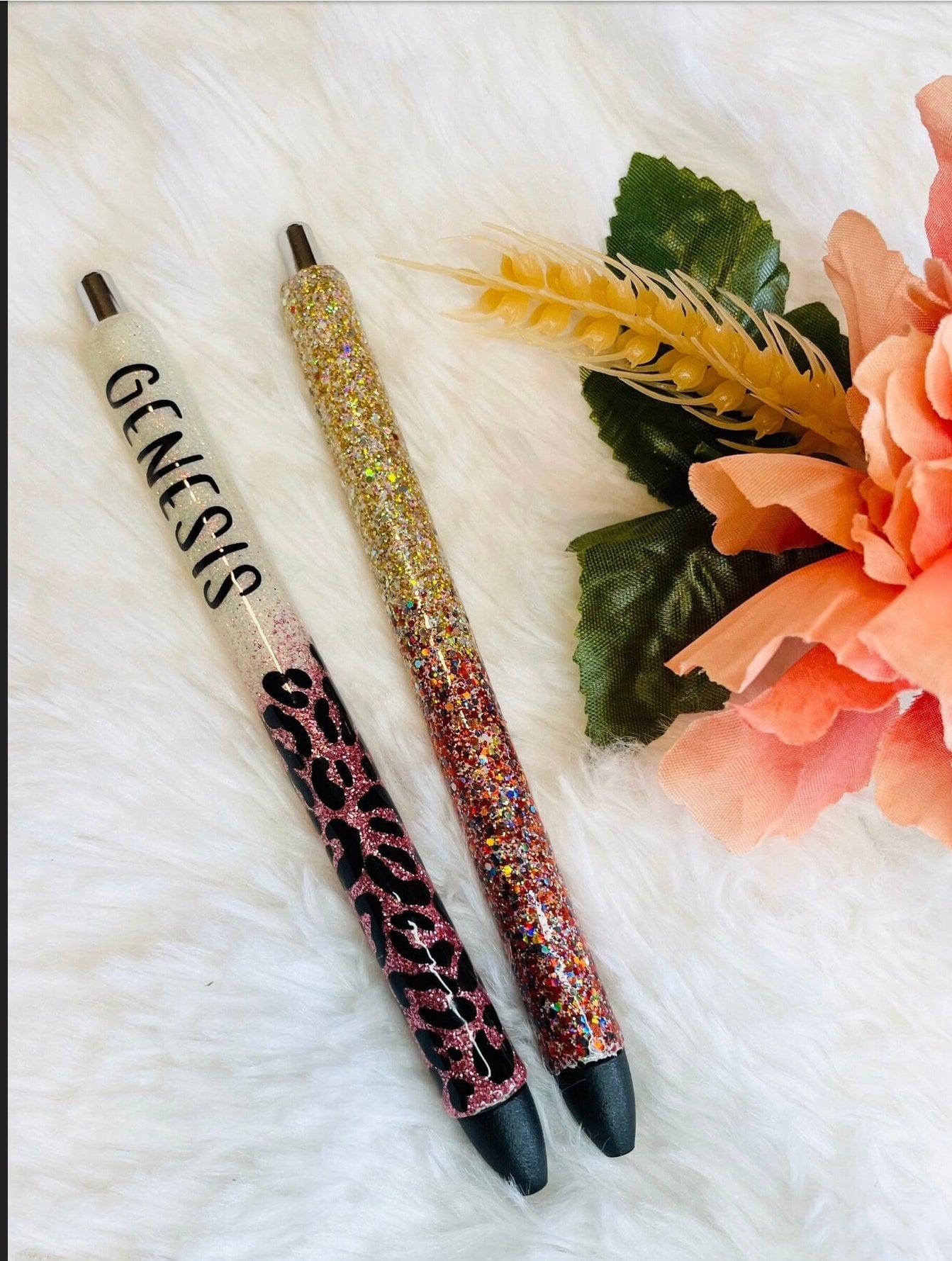 Custom Ombre Glitter Pens, Personalized Pens, Glitter Inkjoy Pen ...
