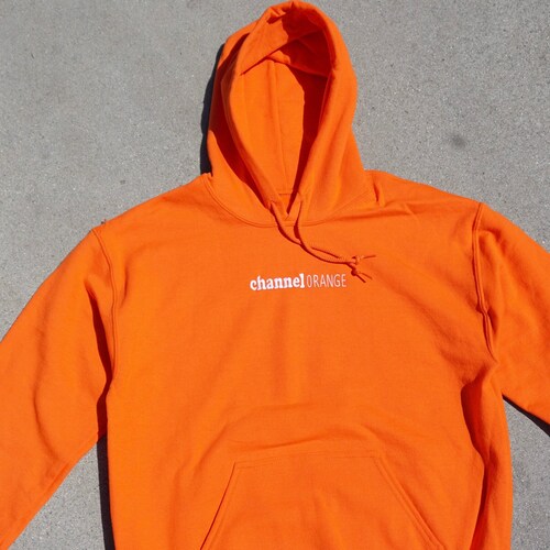 Frank Ocean Channel Orange Black Sweater Embroidered Hoodie - Etsy