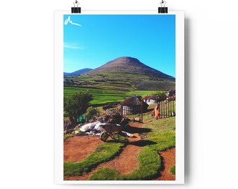 Lesotho Poster - Etsy