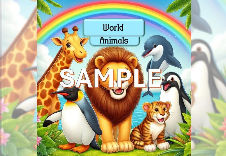 Activity Book Animals Velcro Sticker Book - Etsy