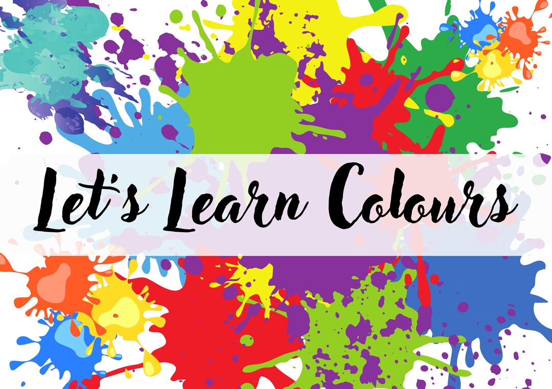 Let's Learn Colours — Interactive Printable Book Template | A5-A4 Size ...