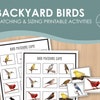 Backyard Birds Matching and Sizing, Montessori Inspired Bird Activity ...