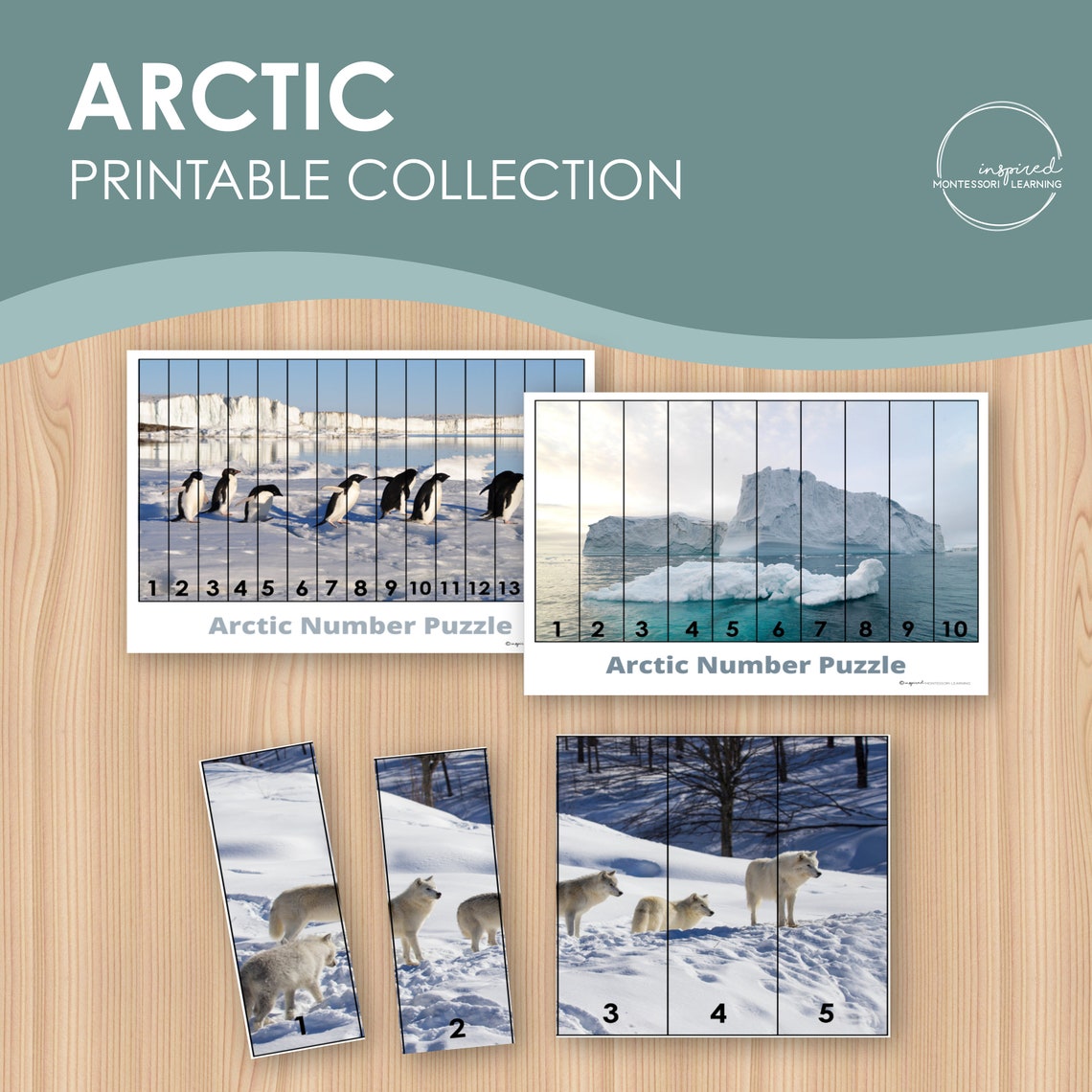 Arctic Printable Collection, Winter Printable, Winter Kids Crafts ...