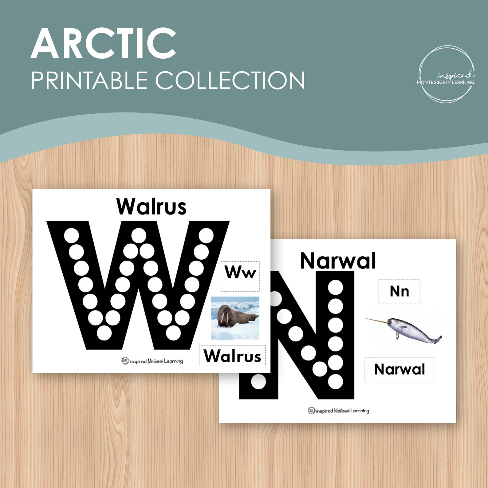 Arctic Printable Collection, Winter Printable, Winter Kids Crafts ...