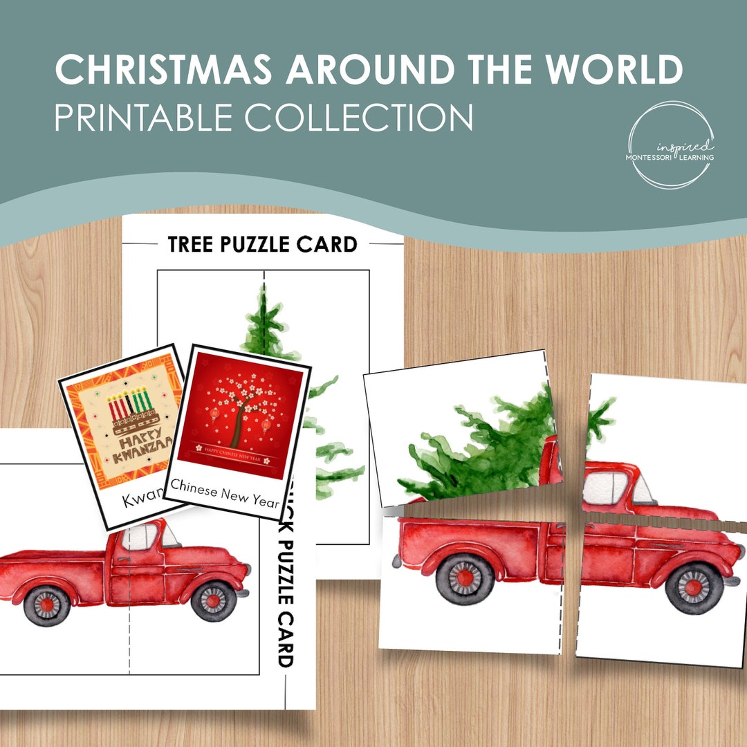 Christmas Around the World Printables, Christmas Activity for Kids ...