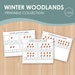 Winter Woodland Printable Collection, Preschool Winter Activity ...